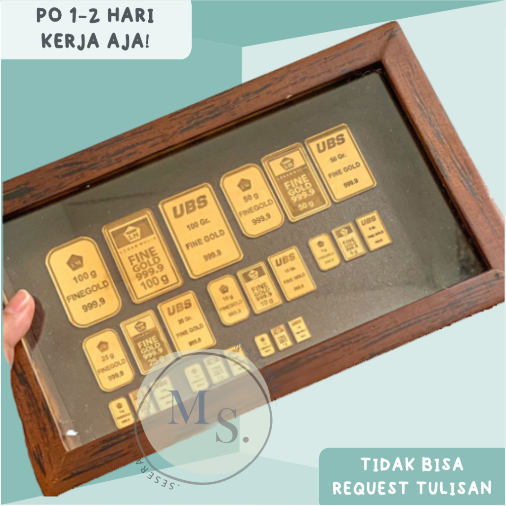 Jual READY STOCK Replika logam mulia 0,5gr - 10gr Desain Lama / Desain ...