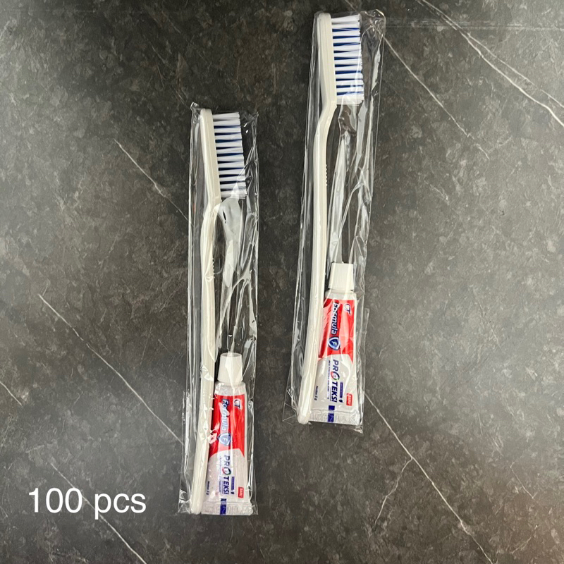 Jual Dental kit / Sikat gigi hotel super odol formula 5gr 100 pcs ...