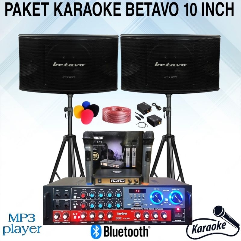 Jual PAKET SOUND SYSTEM KARAOKE BETAVO 10 INCH PAKET CAFE DAN RESTORAN ...