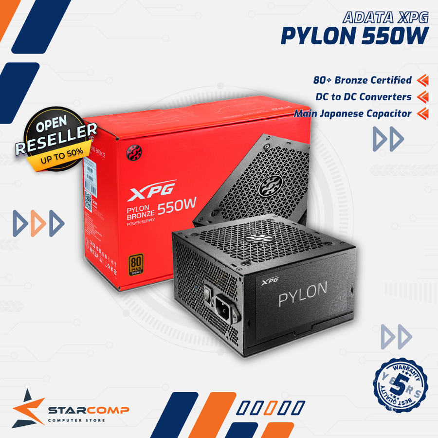 Jual Power Supply Adata XPG Pylon 550W 80+ Bronze PSU | Shopee Indonesia
