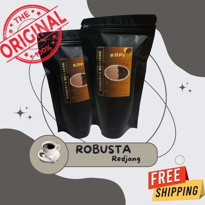 Jual Kopi bubuk robusta asli bengkulu sumatera kemasan redjang | Shopee ...