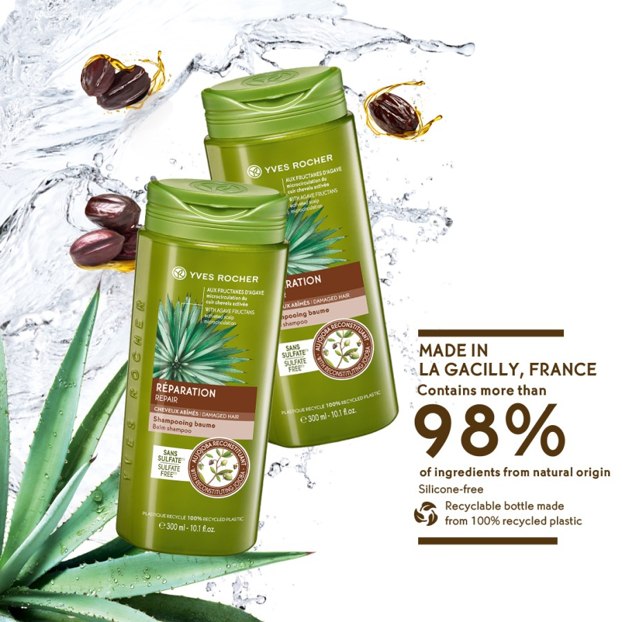 Jual Yves Rocher Repair Shampoo 300 ml | Shopee Indonesia