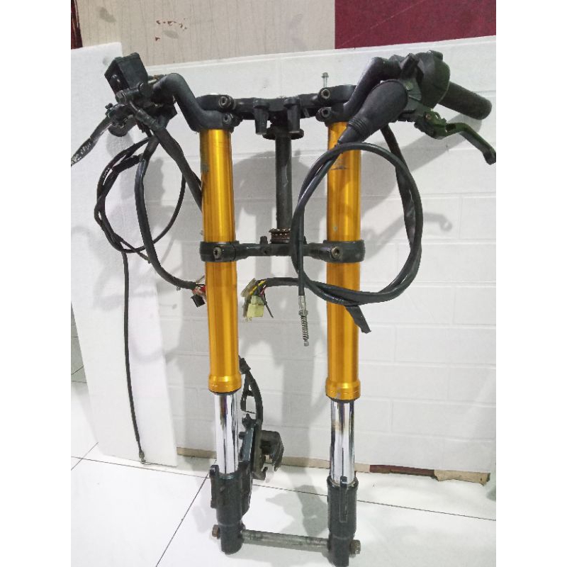 Jual USD Upside-down Fulset R15V3 VVA Gold Ori Copotan | Shopee Indonesia