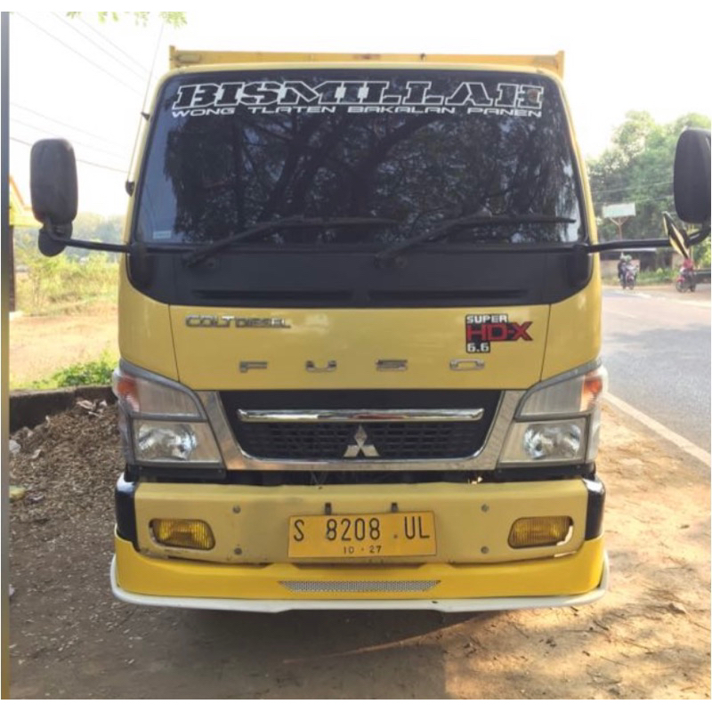 Jual tambahan bemper spoiler canter ragasa giga elf macan sudah sama ...
