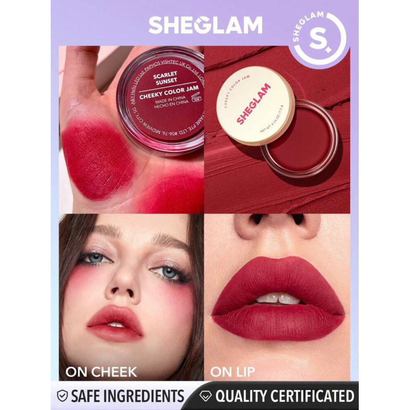 Jual SHEGLAM Cheeky Color Jam / SHEGLAM blush cheeky color | Shopee ...