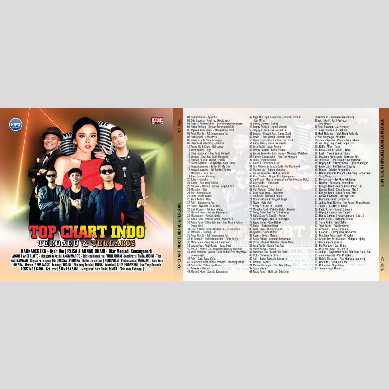 Jual Kaset Audio Mp3 Lagu Top Chart Indo Terbaru & Terlaris 2023 ...