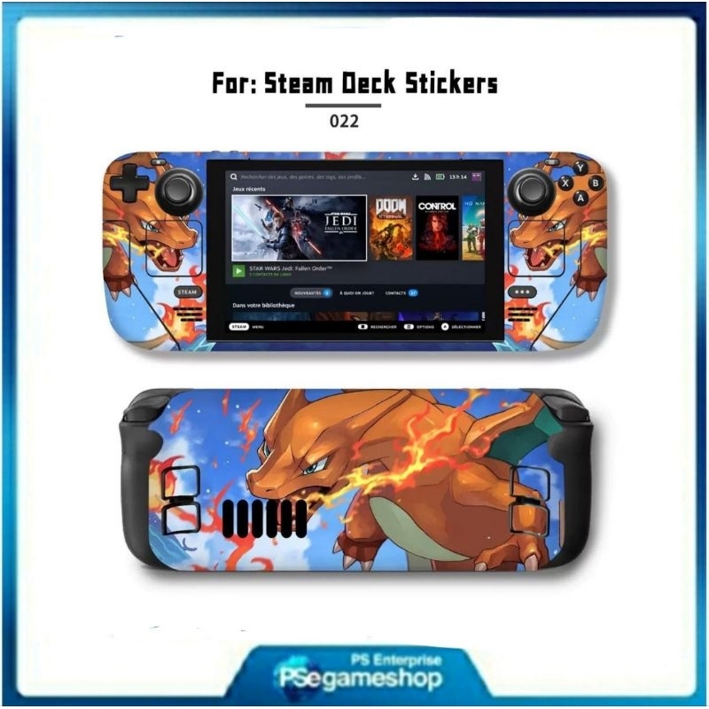 Jual Skin Sticker Decal untuk Steam Deck ( Pokemon Charizard ) | Shopee ...