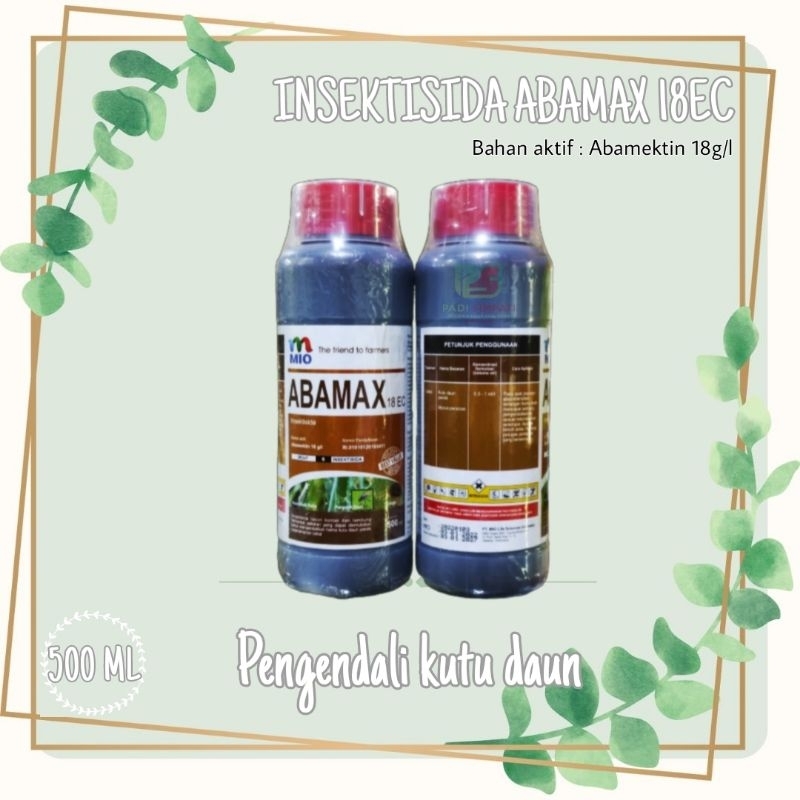 Jual Insektisida Abamektin ABAMAX 18 EC 500ML / Insektisida Hama Ulat ...