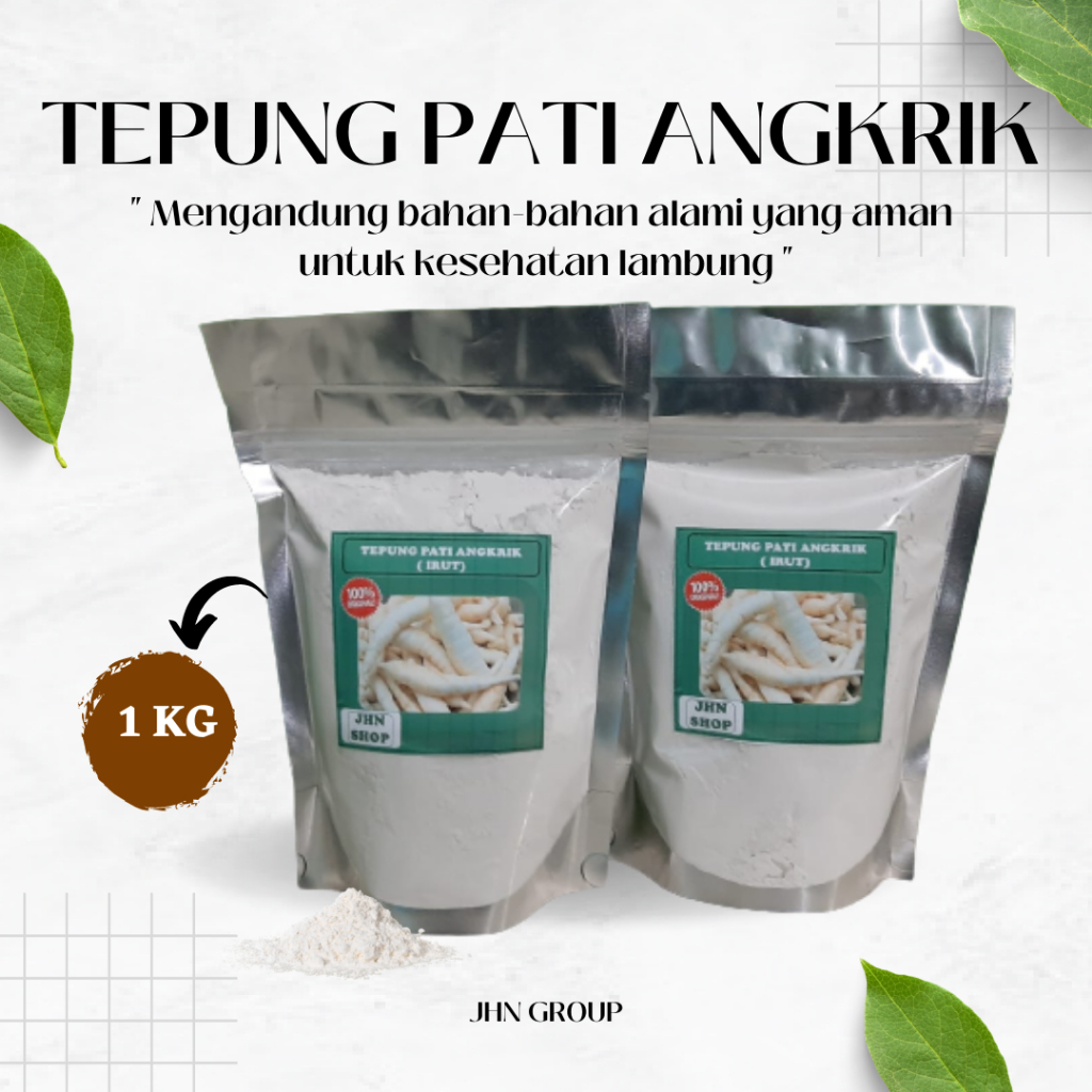 Jual Tepung Pati Irut / Pati Angkrik / Pati Garut / Obat Asam Lambung ...