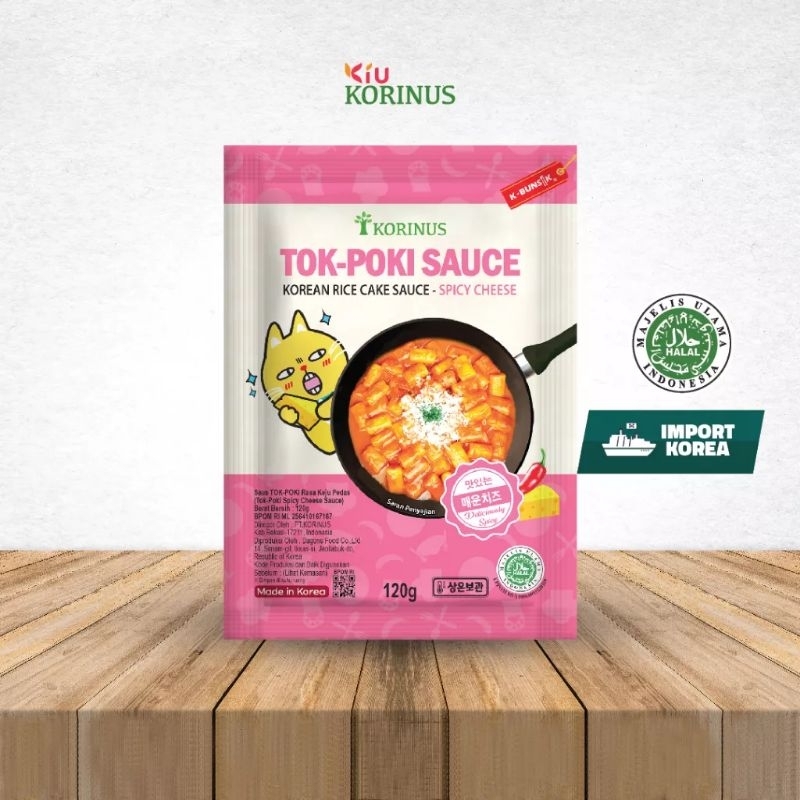 Jual Saus Tokpoki Korinus 120gr TOKPOKI SAUCE Tokpoki Saus Spicy Cheese ...