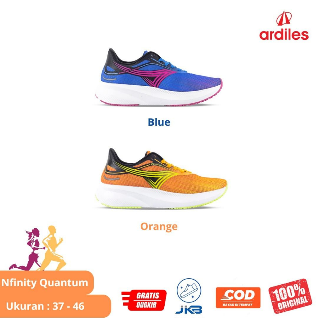 Jual Sepatu Running Ardiles Quantum Original - Sepatu Lari Unisex ...