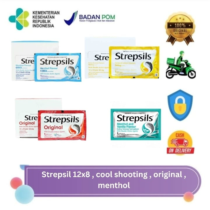 Jual PERMEN STREPSILS 12 X 8 HARGA PERSTRIP | Shopee Indonesia