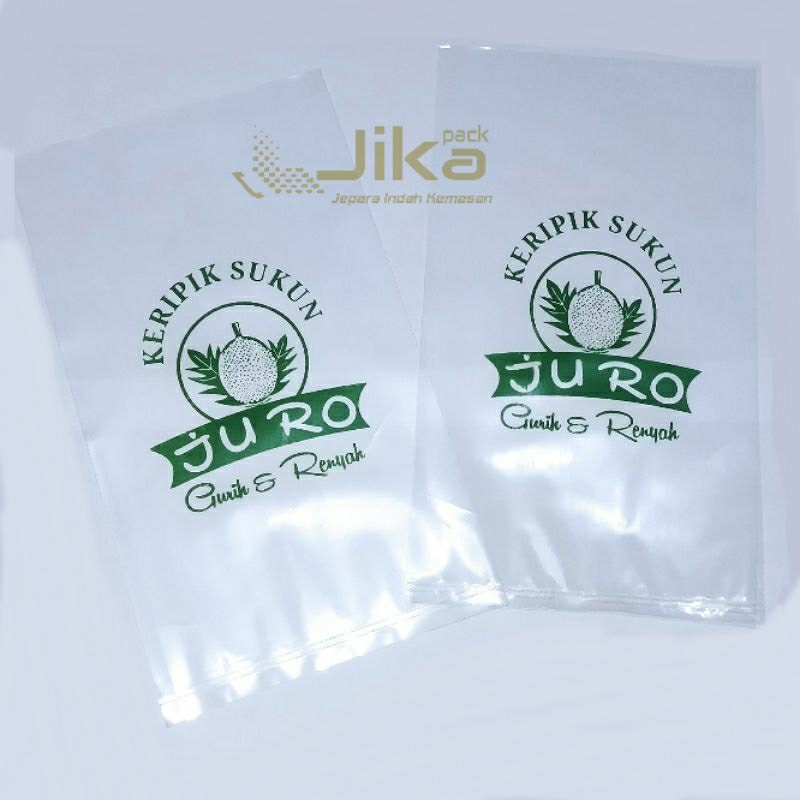 Jual Kemasan Snack 100pcs Plastik Snack Custom Sablon 1 Warna PP Tebal ...