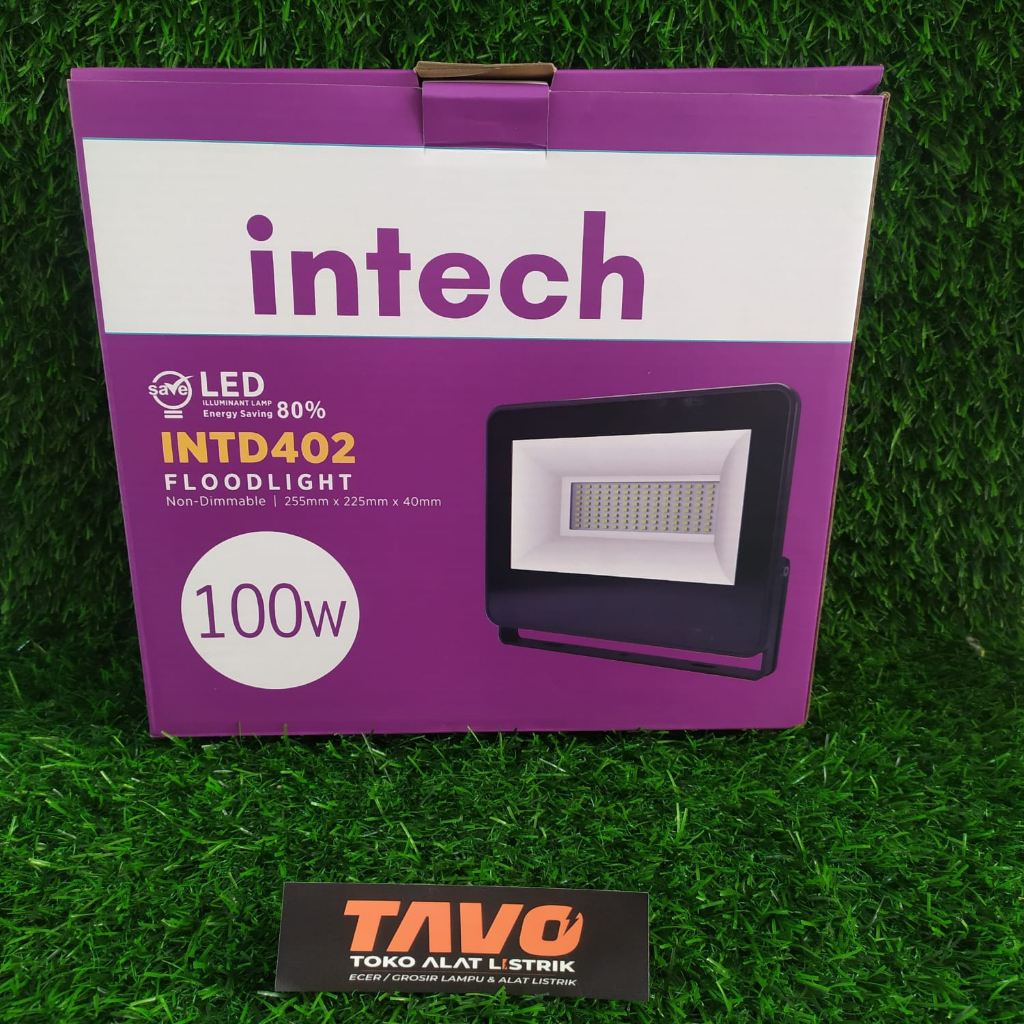 Jual Lampu Sorot LED 100W / tembak / panggung / outdoor INTECH / IN ...