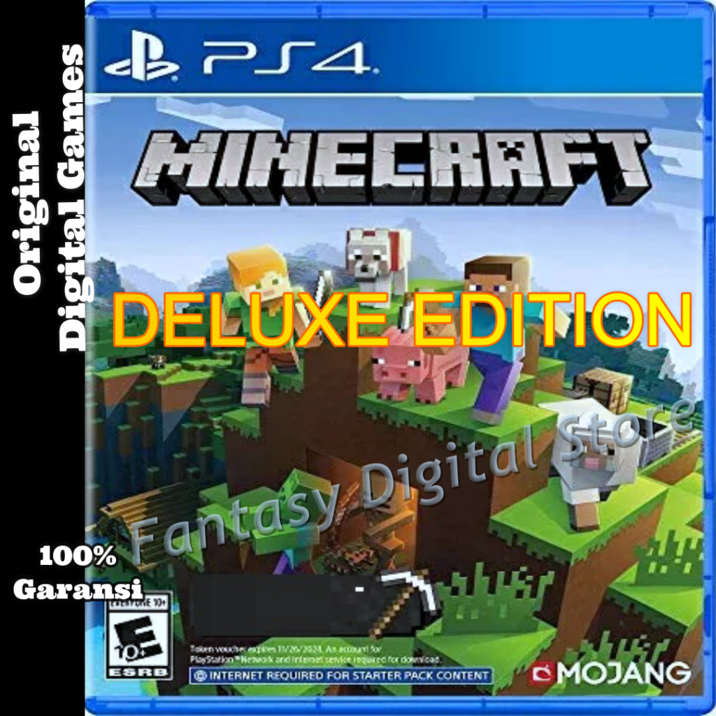 Jual Minecraft Deluxe Collection PS4 PS5 Digital | Shopee Indonesia