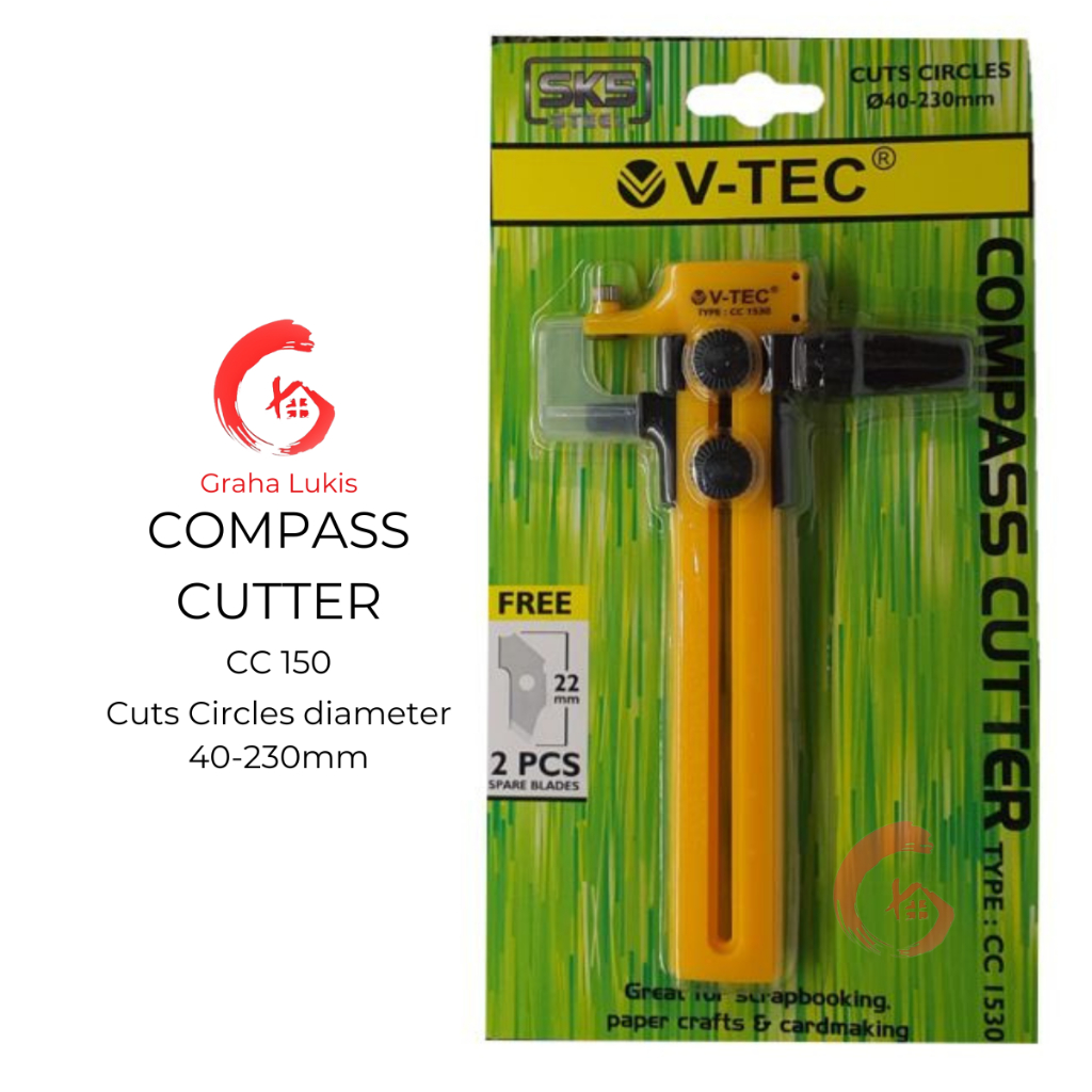 Jual V-TEC Compass Cutter CC 1530 Pemotong Lingkaran | Shopee Indonesia