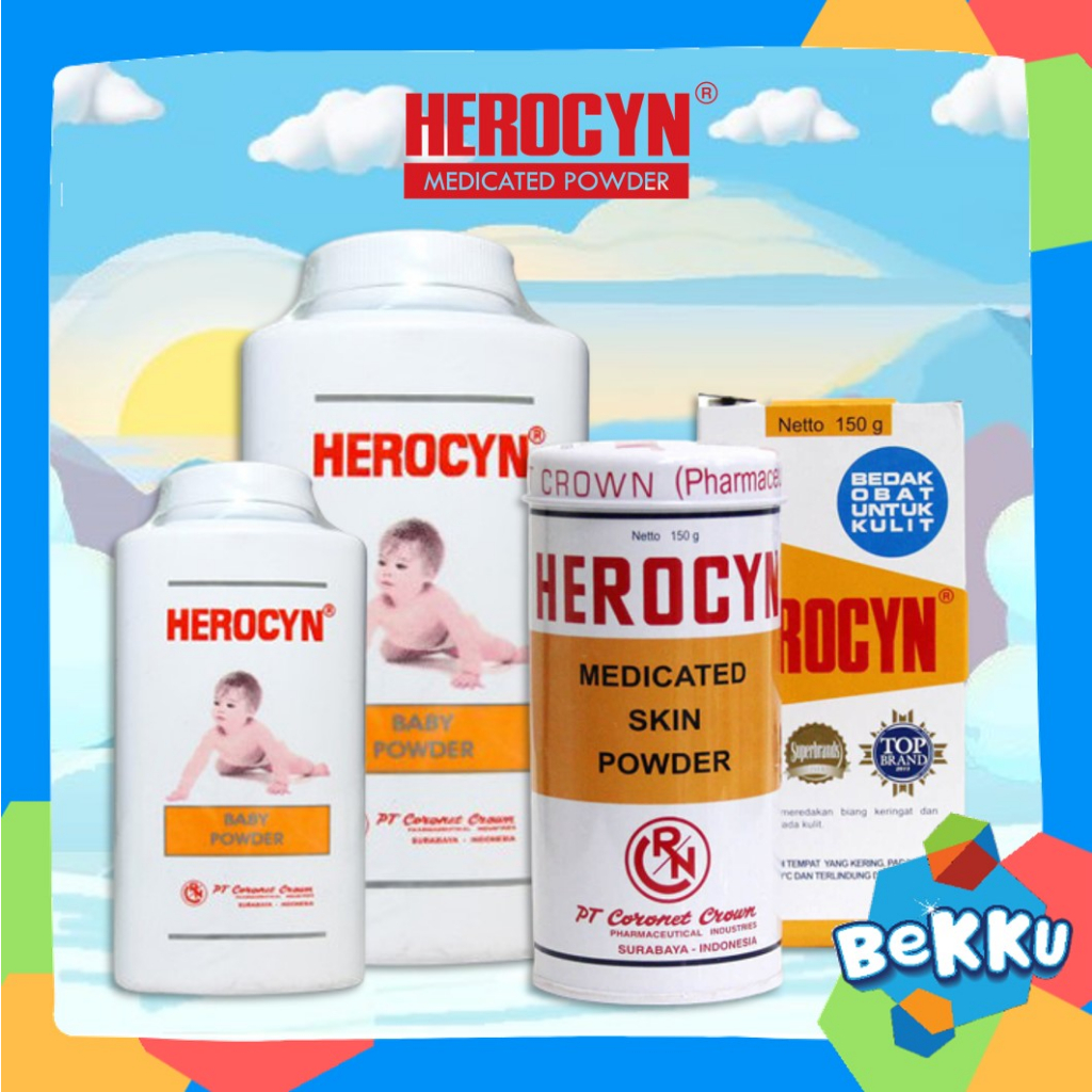 Jual Herocyn Bedak Biang Keringat - Herocyn Baby Powder - Bedak Gatal ...