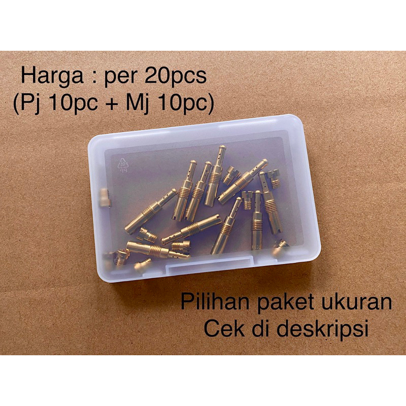 Jual Paket main jet dan pilot jet pj mj karbu pe pwl mp tiger ninja isi 20pcs | Shopee Indonesia