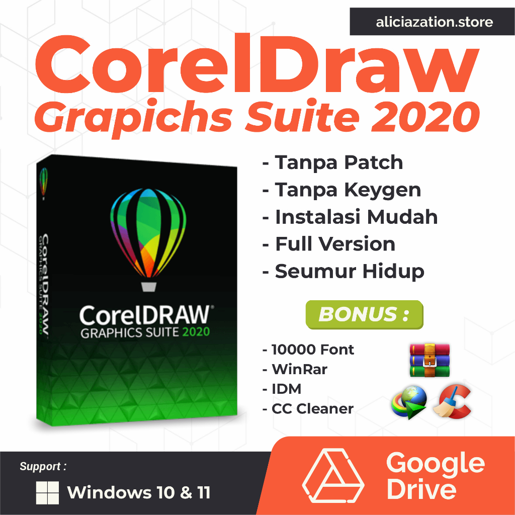 Jual Software Design CorelDraw 2020 Full Version + Bonus | Shopee Indonesia