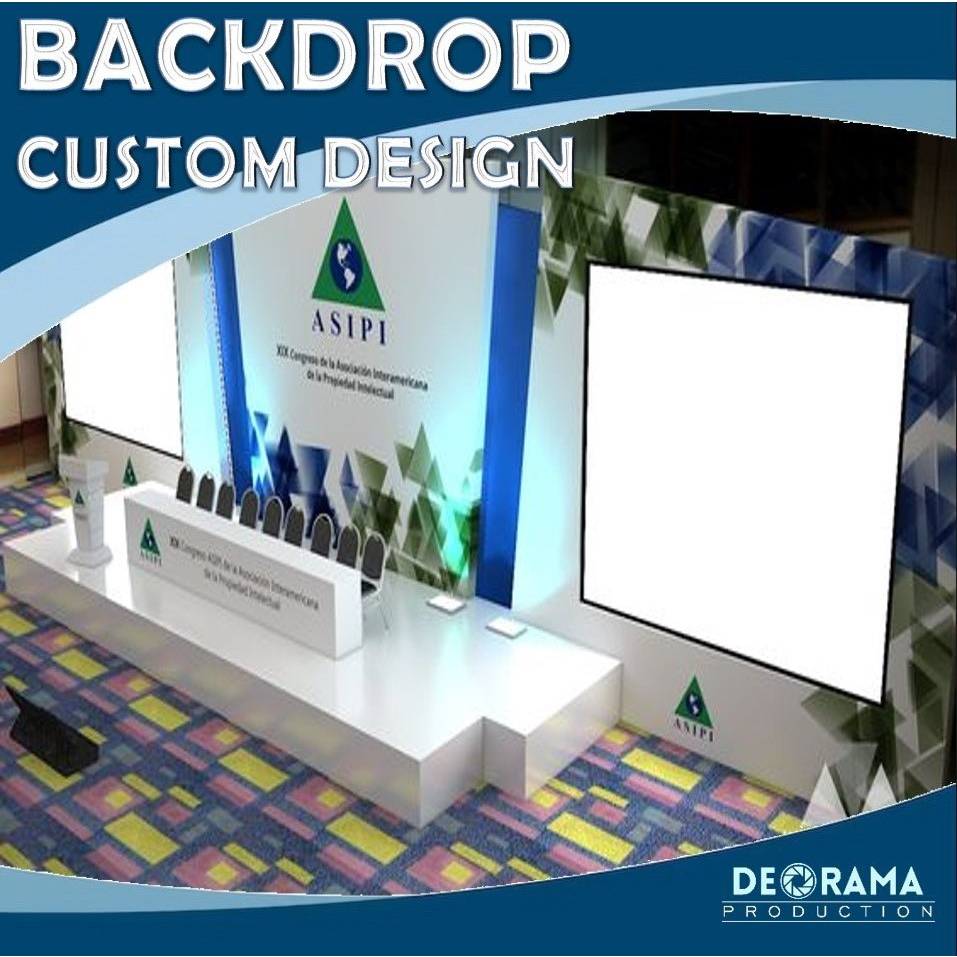 Jual jasa sewa backdrop custom / rental backdrop special design ...