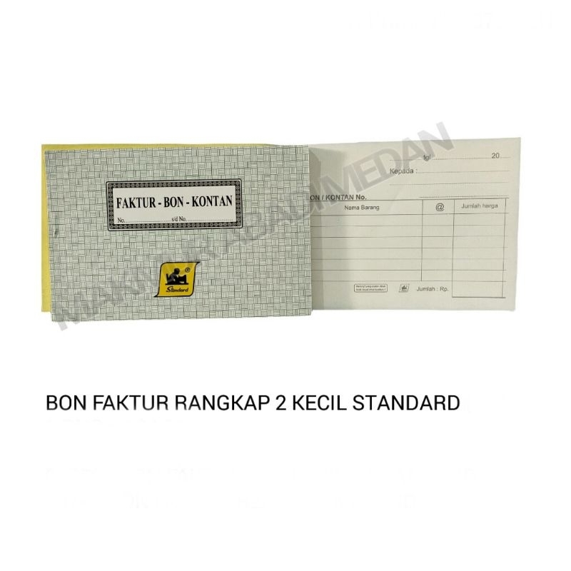 Jual (1 Pcs) Bon Faktur Rangkap 2 Ply Kecil Standard NCR/Buku Nota ...