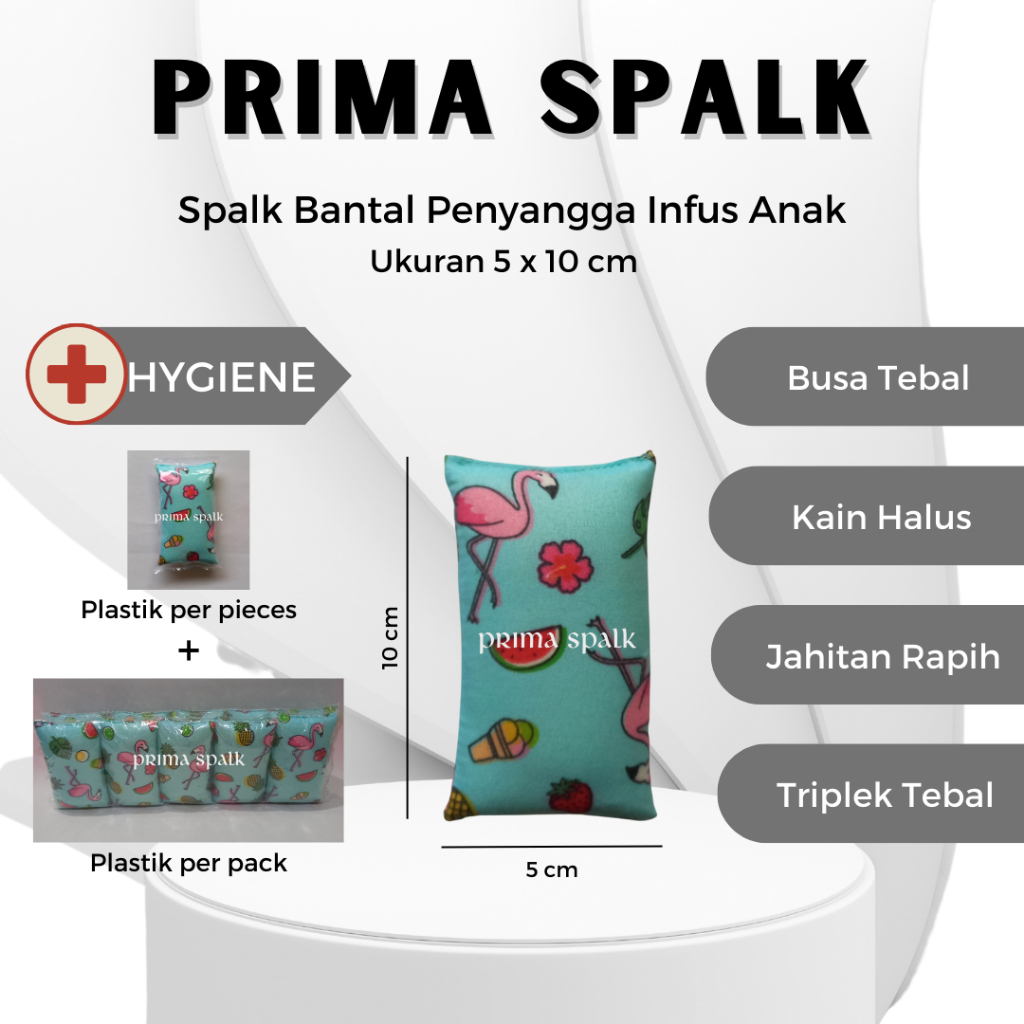 Jual SPALK INFUS ANAK DAN BAYI 5 X 10 CM / BANTALAN, PENYANGGA ...