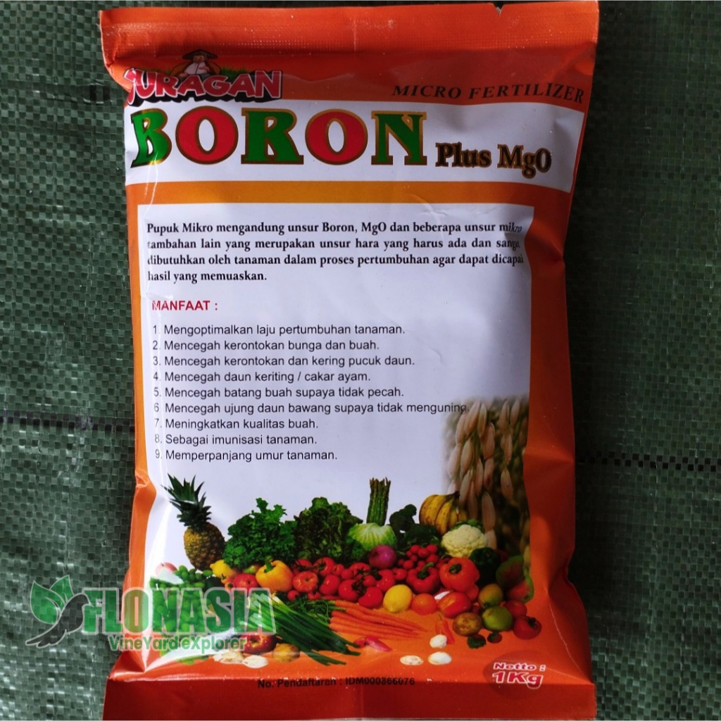 Jual Pupuk Boron Plus Magnesium Juragan 1 Kg Micro Fertilizer Tanaman ...