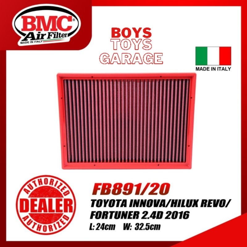 Jual Filter Udara BMC Toyota Innova Reborn Venturer / Fortuner VRZ TRD ...