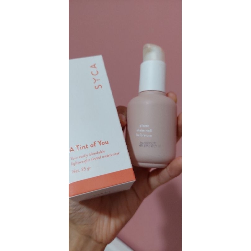 Jual Syca Tint Of You Skin Tinted Moisturizer (shade light) | Shopee ...