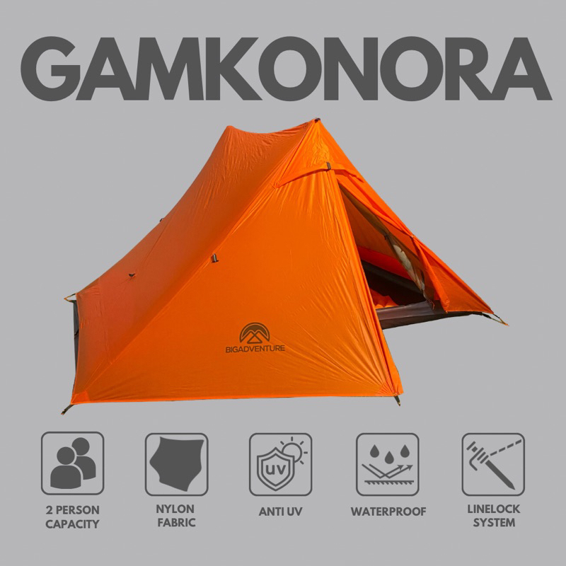 Jual Bigadventure Gamkonora - Tarp Tent Tenda 2 Orang | Shopee Indonesia
