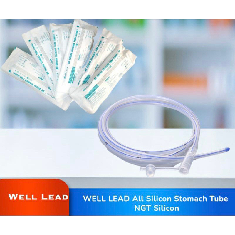 Jual NGT Silicone NGT Silicon Well Lead/Stomach Tube/Selang Makan ...