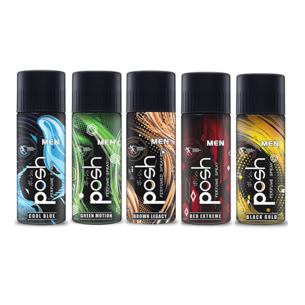 Jual Posh Men Body Spray 150ml | Shopee Indonesia
