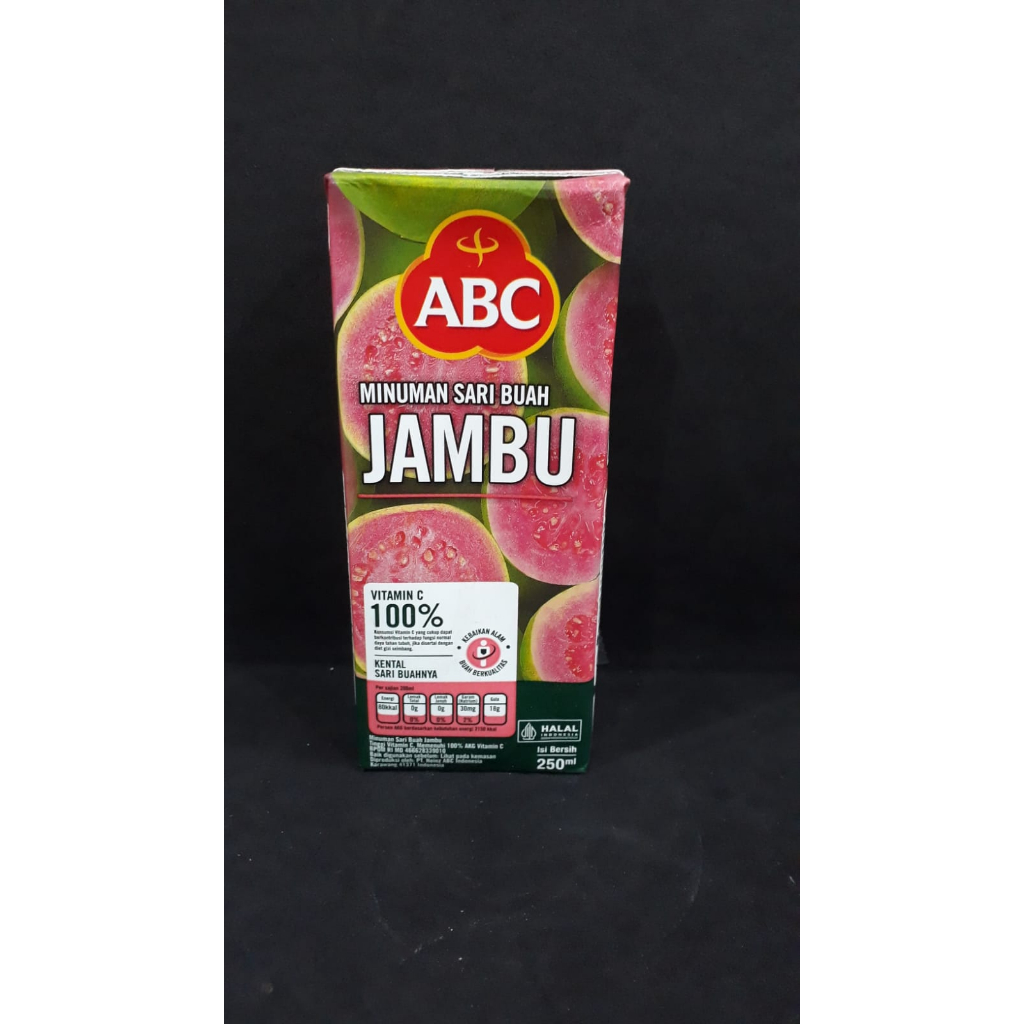 Jual ABC MINUMAN SARI BUAH JAMBU 250ML | Shopee Indonesia