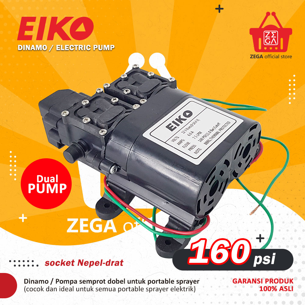 Jual Pompa dobel / Pompa dinamo portable sprayer electrik / mesin ...
