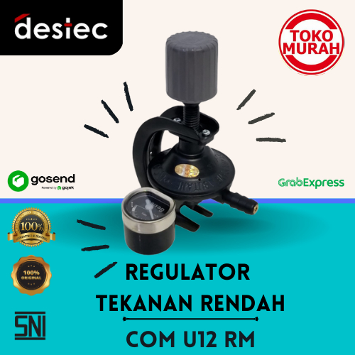 Jual Regulator Gas LPG Meter DESTEC U12 RM Tekanan Rendah | Shopee ...