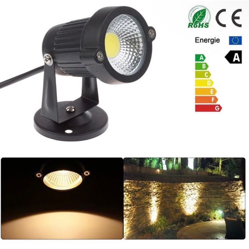 Jual Lampu Taman Led Sorot 5W COB Model Tancap dan Plafon - AC 220V ...