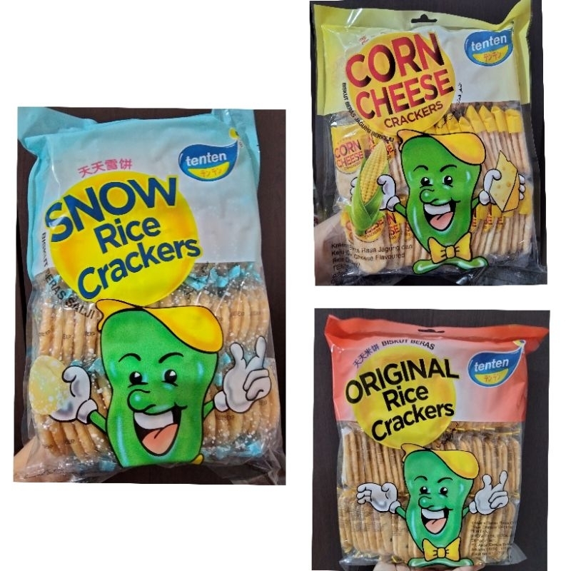 Jual Tenten Original Rice Crackers / Tenten Corn Cheese Rice Crackers ...