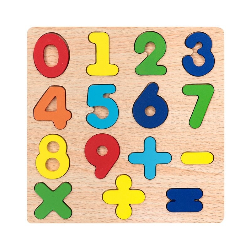 Jual Chunky Puzzle ABC dan Number Puzzle Jigsaw Anak and 123 Wooden ...