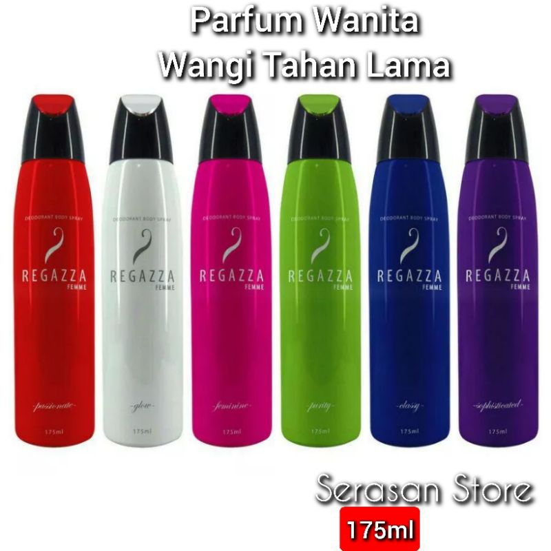 Jual Regazza Regaza Deodorant Body Spray Parfum Wanita Wangi Tahan Lama ...