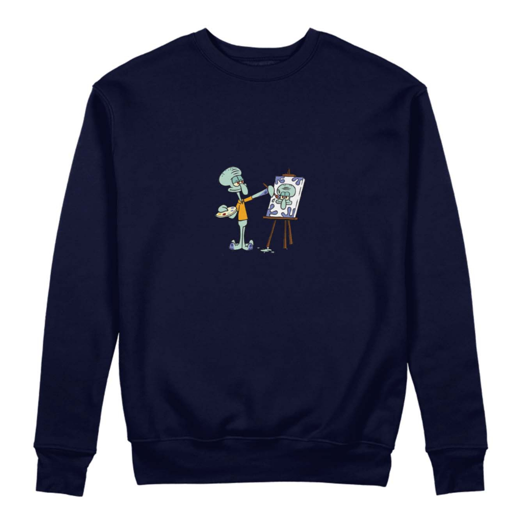 Jual Sweater Squidward: Drawing Moods Outwear Sweater Karakter Cartoon ...