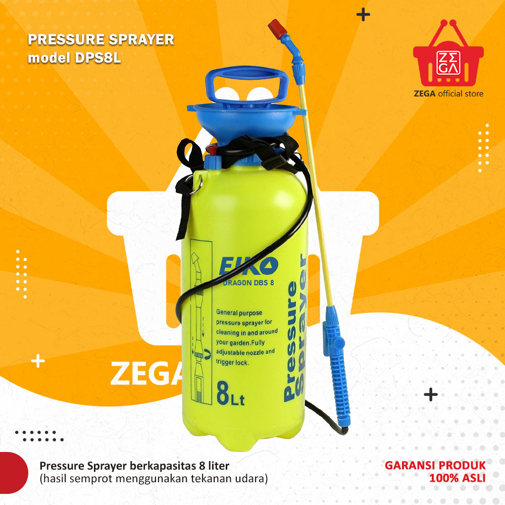 Jual Pressure sprayer 8 liter / semprotan manual kapasitas 8 liter ...