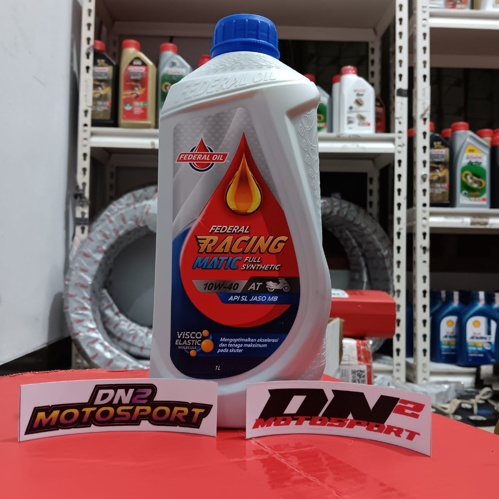 Jual FEDERAL RACING MATIC SAE 10W-40 OLI MESIN MOTOR 1L | Shopee Indonesia