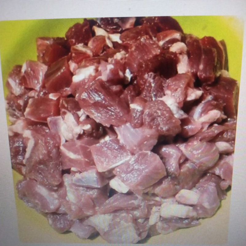 Jual Daging Kerbau Potong Dadu 1kg | Saikoro Buffalo Meat | Shopee ...