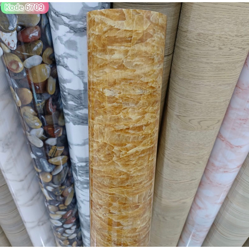 Jual wallpaper kayu/wall sticker kayu/sticker kayu /(BAHAN TEBAL)ASLI ...