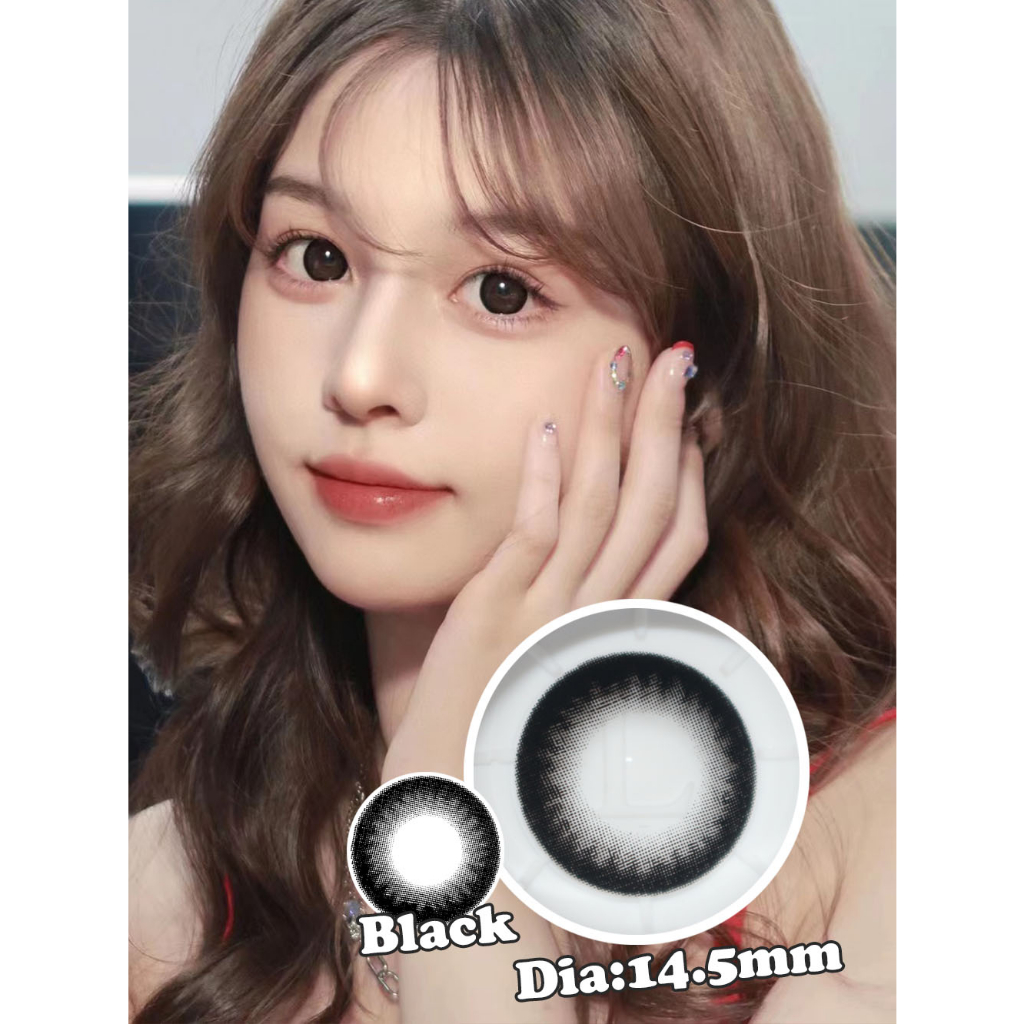 Jual ( COD)1 sepasang soflens 14 mm softlens grey softlens murah ...