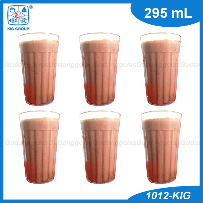 Jual 1 SET 6 PCS Gelas Susu Coklat/Gelas Kaca/Gelas Es Susu/Gelas ...