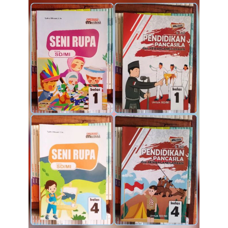 Jual KURIKULUM MERDEKA PANCASILA DAN SENI RUPA SD/MI KELAS 1 DAN 4 WAHANA | Shopee Indonesia