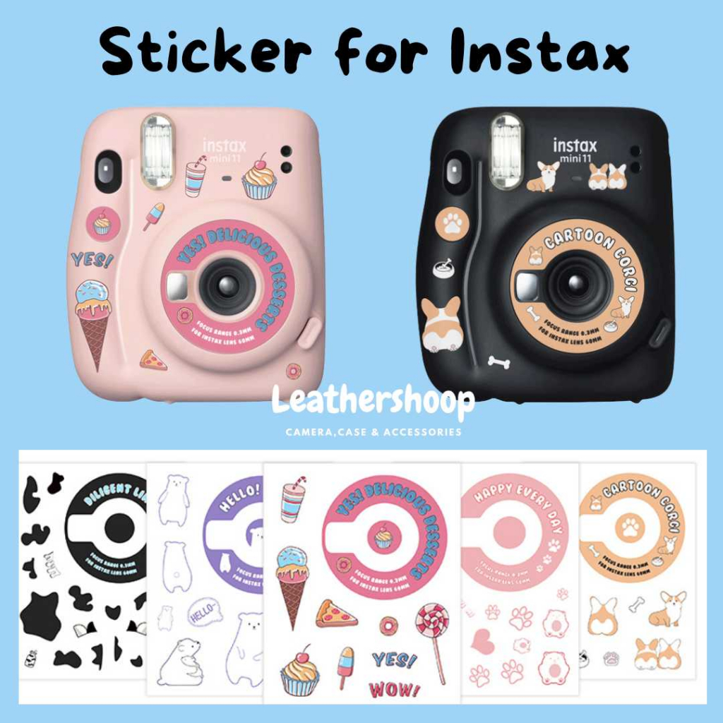 Jual Sticker Kamera Instax Mini Variasi Tempelan Cartoon Lucu Unik ...
