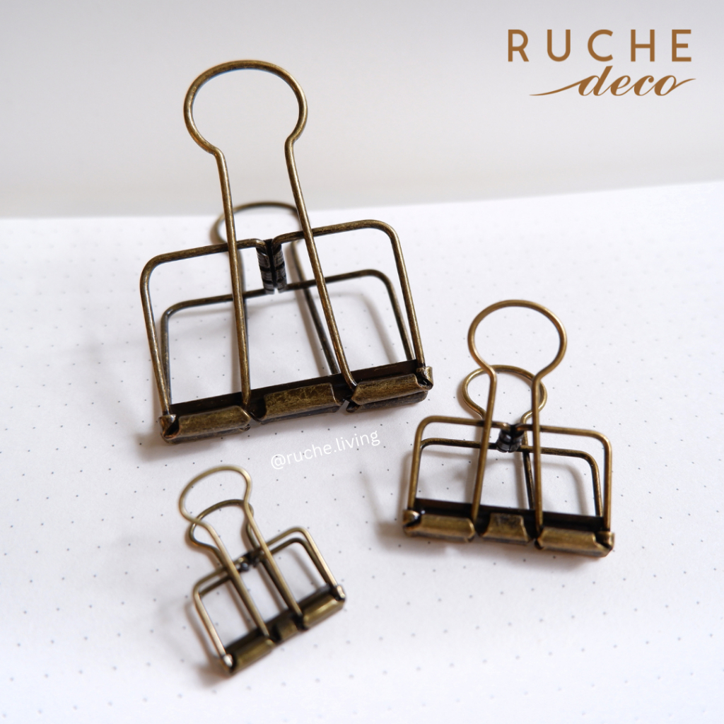 Jual RUCHE DECO - Binder Clip Warna Warni - Paper Clip Besi Warna Warni ...