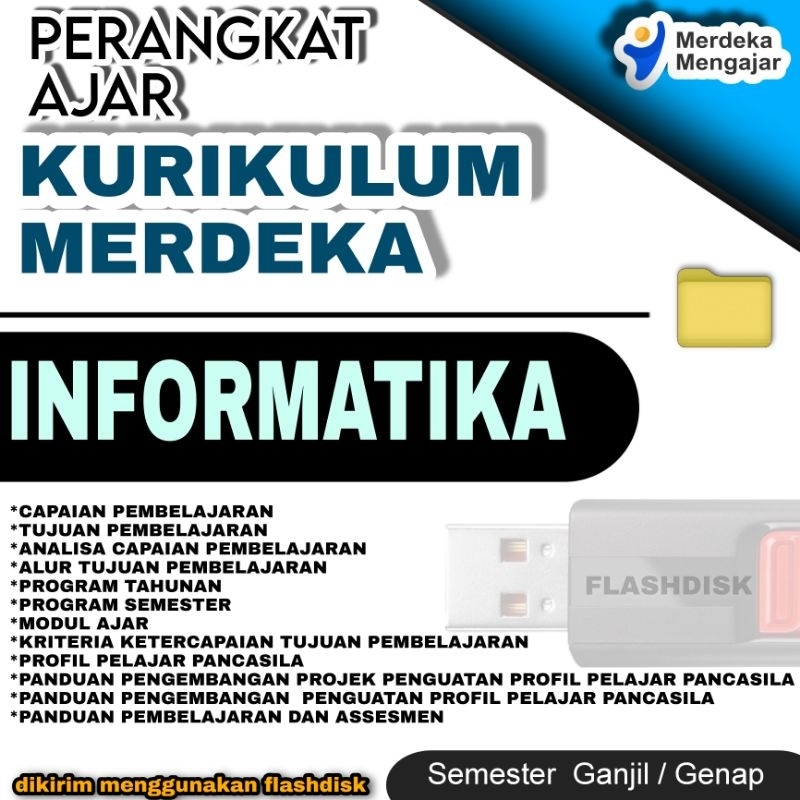 Jual PERANGKAT AJAR KURIKULUM MERDEKA INFORMATIKA KELAS 1 2 3 4 5 6 7 8 9 10 11 12 SD SMP SMA ...